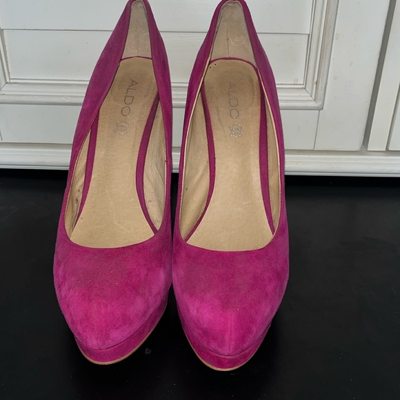 Aldo | Shoes | Aldo Suede Pumps | Poshmark